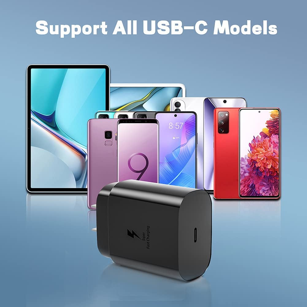 UKLL-USB C Charger Fast Charging(6.6FT) Super Type C Cable Android 25w ...