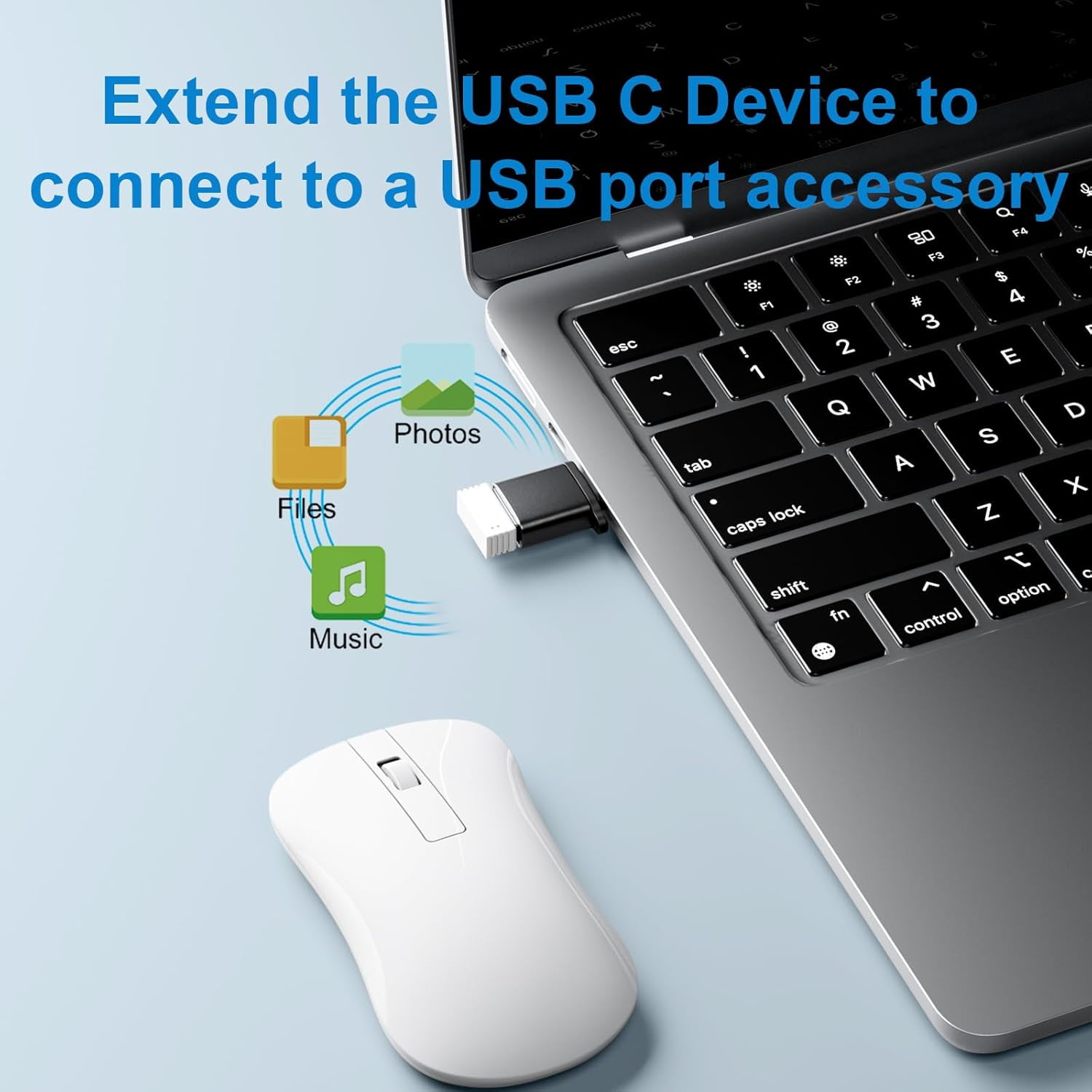 UKLL-USB to USBC Adapter 10 Pack,USB-C to USB Adapter,USBA Type C Male ...