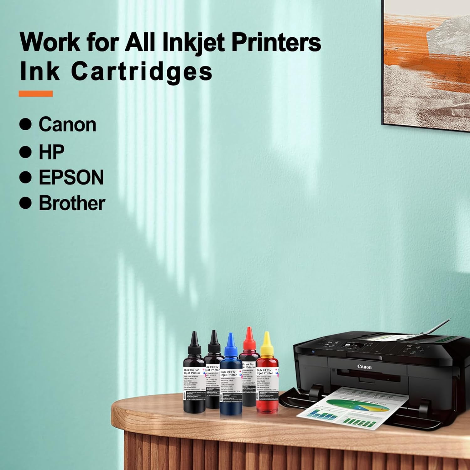 UKLL-Universal Ink Refill Kit for Canon HP Epn Brother All Inkjet ...