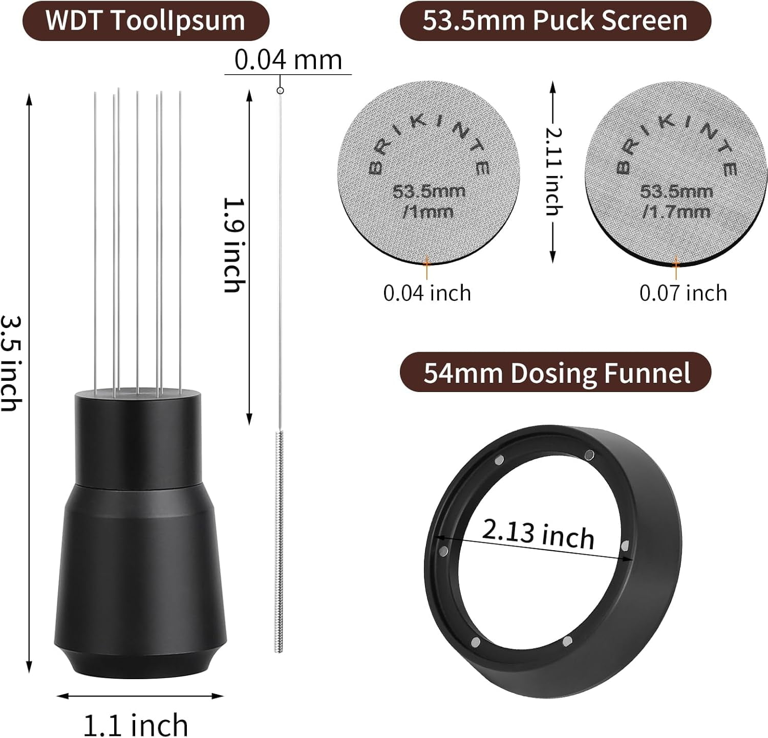 UKLL-Upgraded Magnetic WDT Tool with Espresso Puck Screen and ...