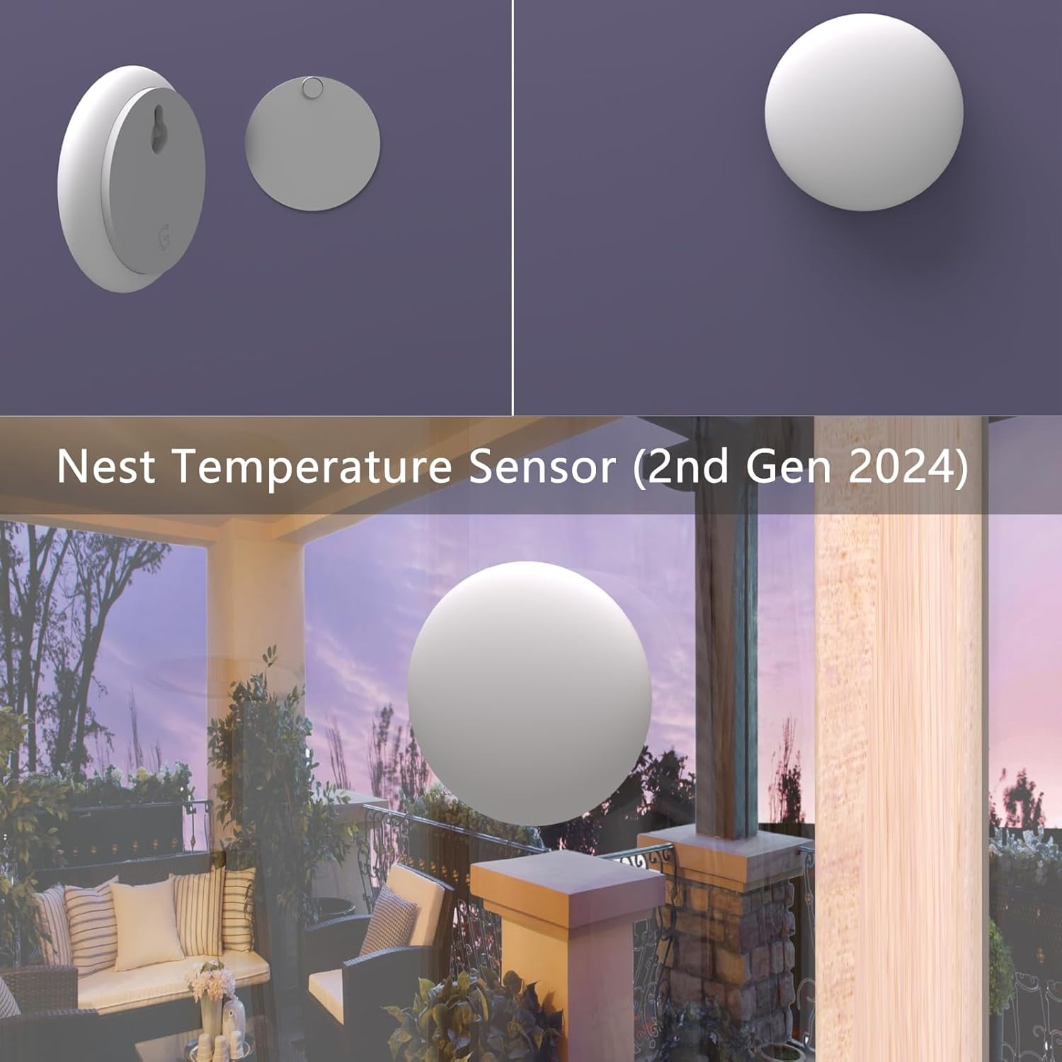 UKLL-Wall Mount for Nest Temperature Sensor 2nd Gen / 1st gen 4 Pack ...