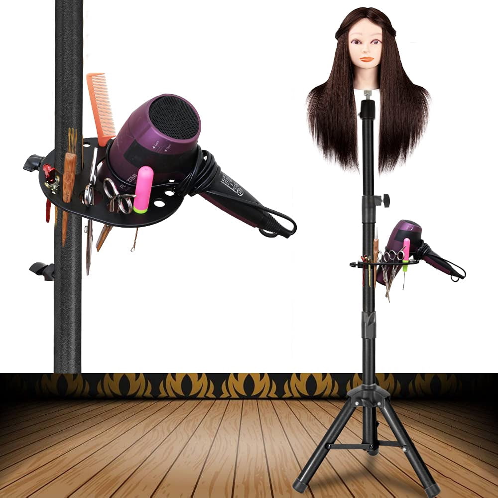 UKLL-Wig Stand Tripod 55 Inch Metal Wig Mannequin Head Tripod Stand For ...