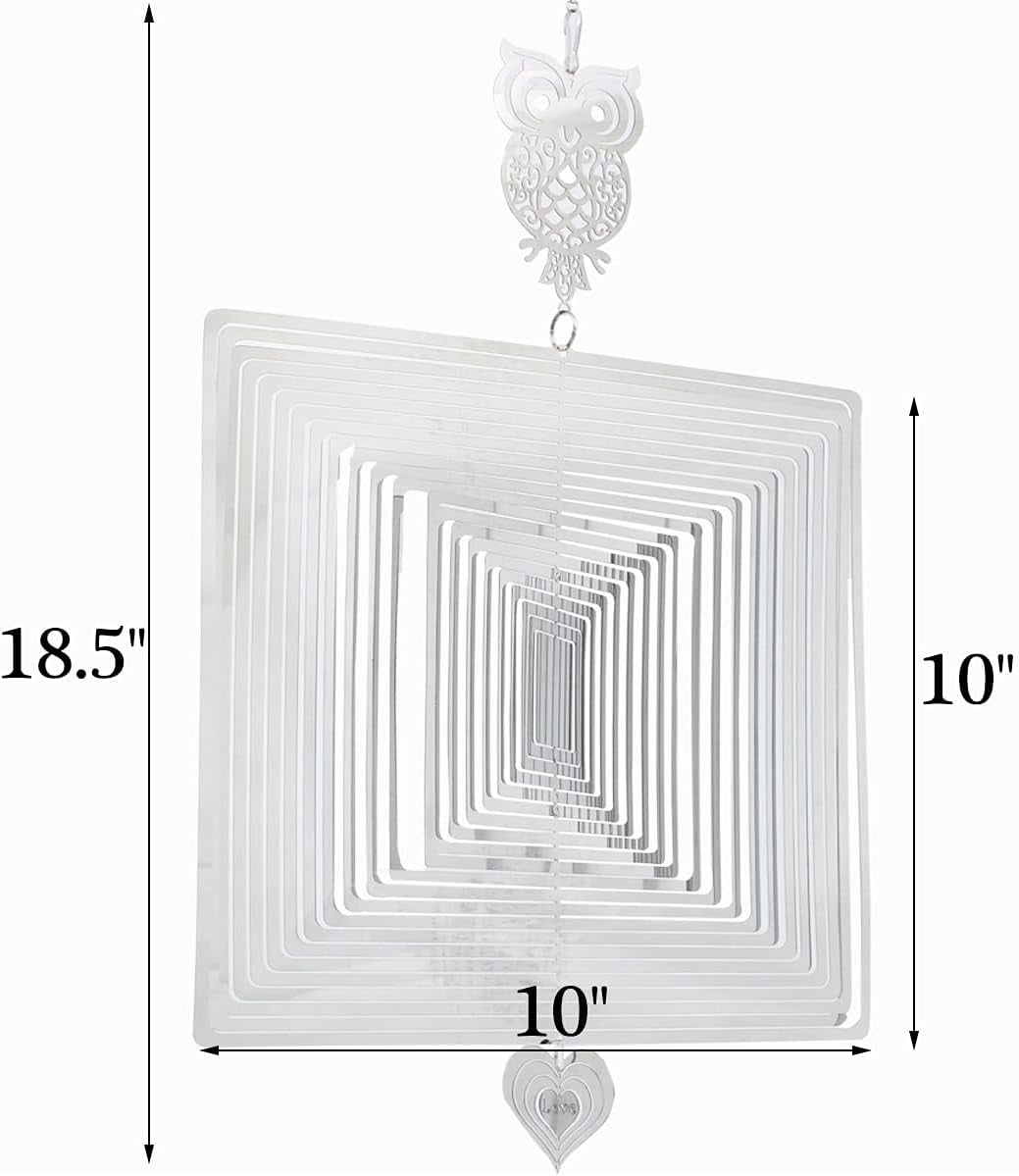 UKLL-Wind Spinners Outdoor with Mirror Finished Stainless Steel ...