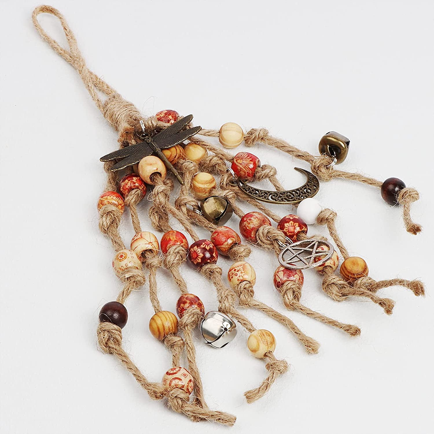 UKLL-Witch Bells for Magic Home Protection, Handmade Wicca Decor for ...