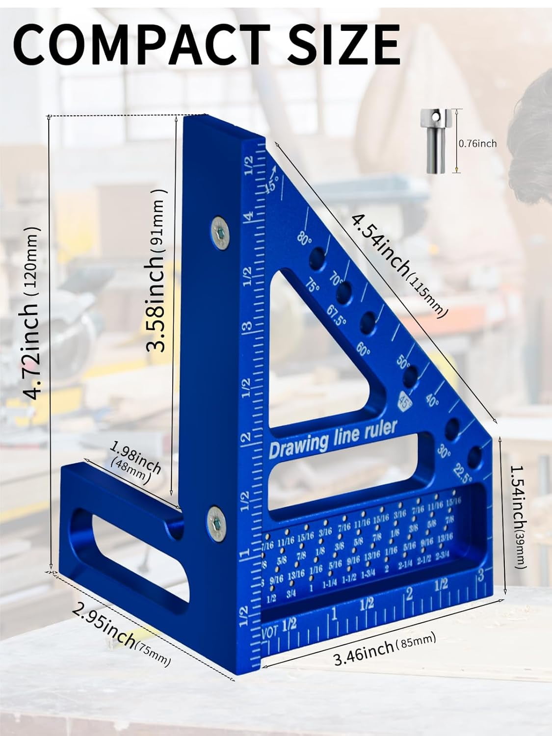 UKLL-Wood Working Tools and Accessories 3D Multi Woodworking Square ...