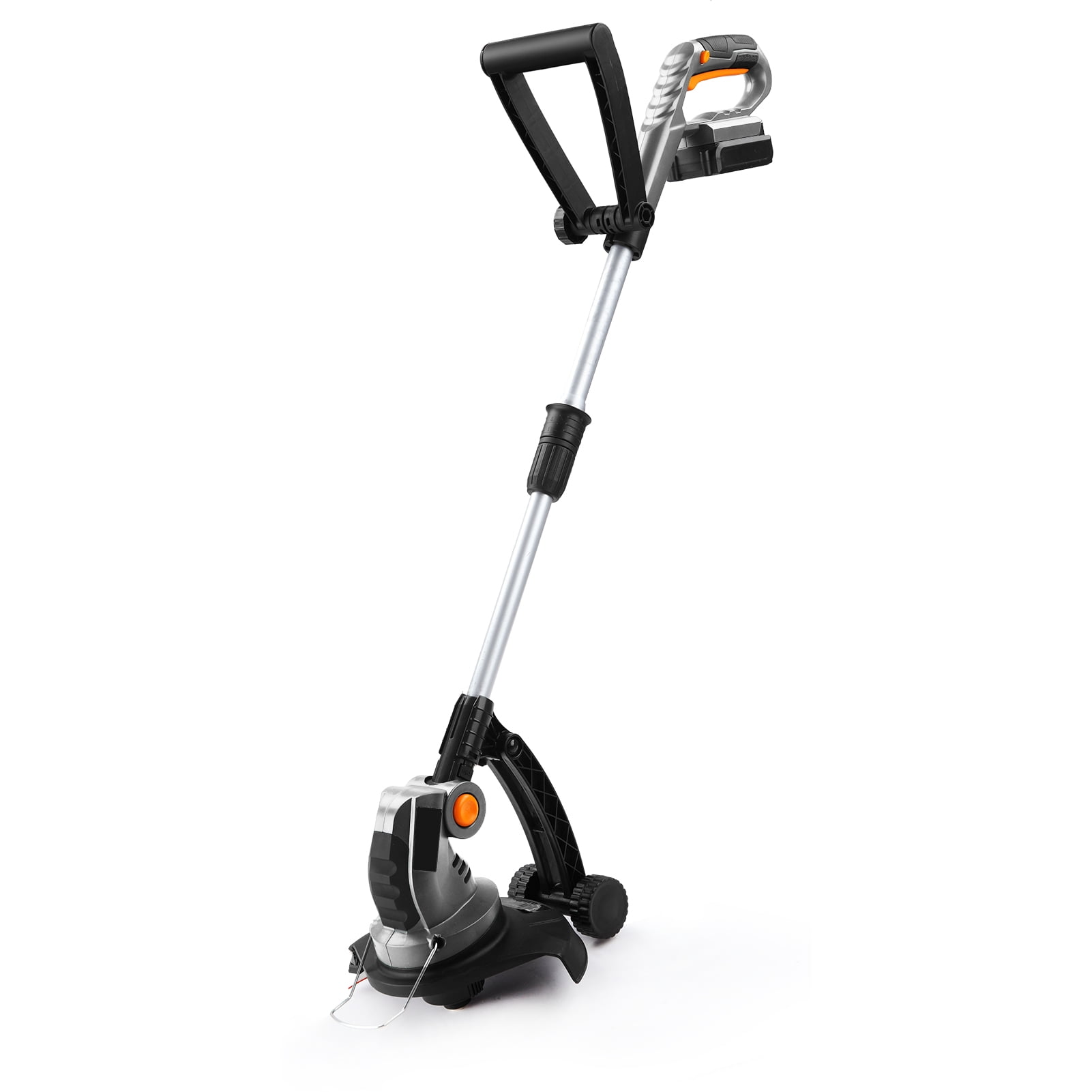 UKOKE U02TE Cordless Electric Power Grass Trimmer, 12-inch Edging and ...