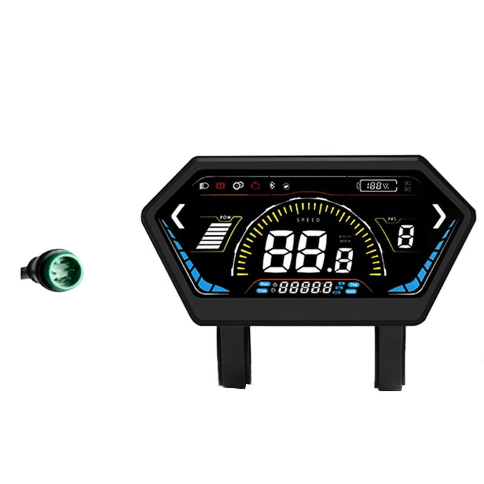 UKS6 Electric Scooter LCD Meter Color Screen 24V-72V Bicycle Dashboard ...