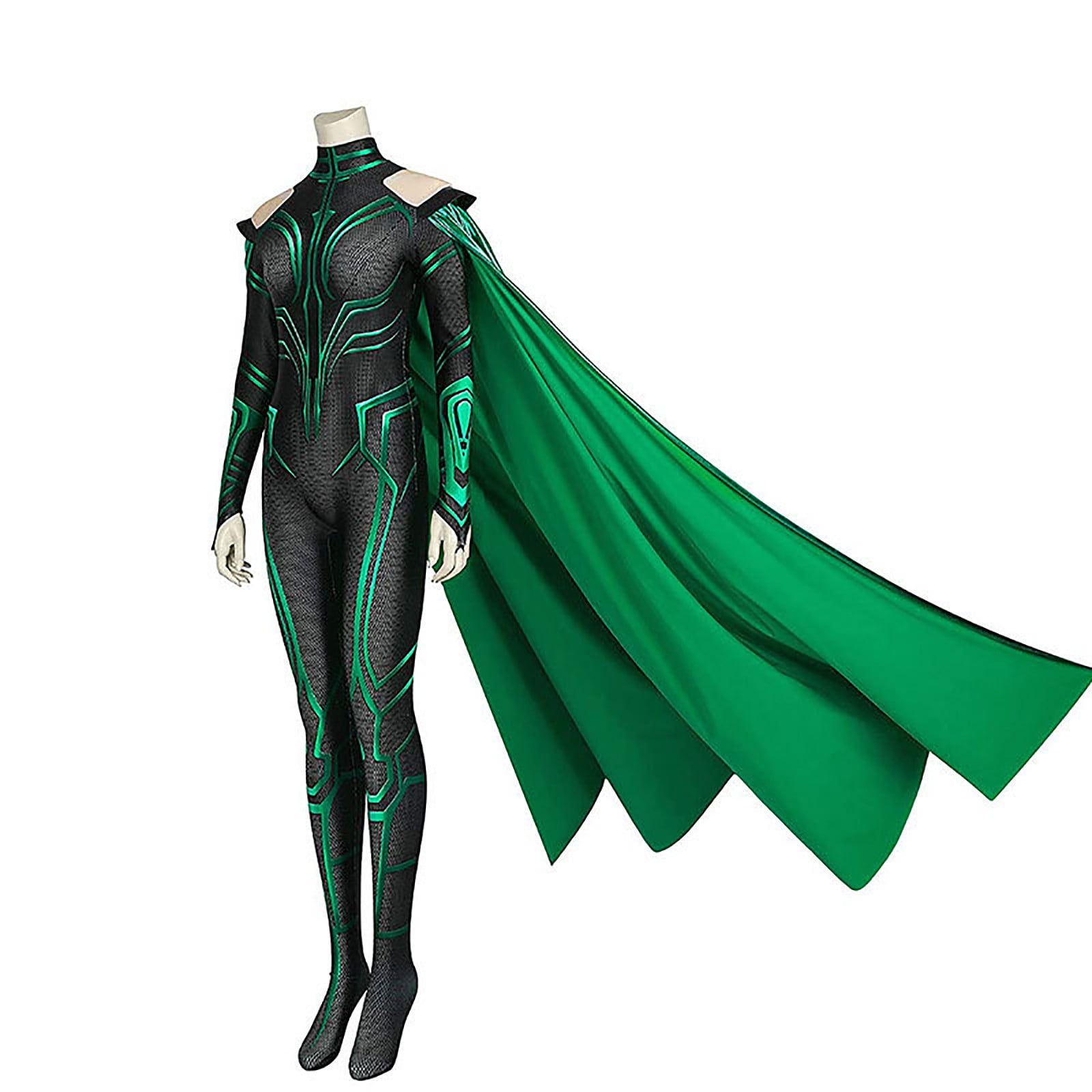UKYIA Hela Cosplay Costume, Deluxe Villain Costumes with Cape, Full ...