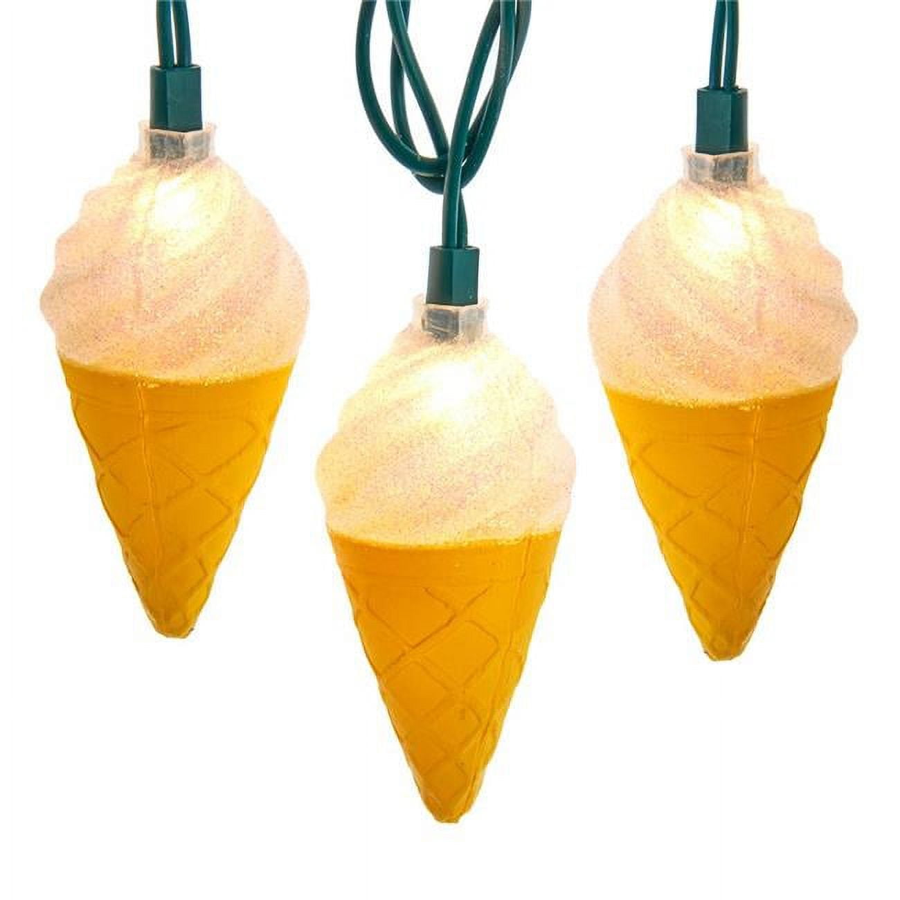 UL 10-Light Ice Cream Cone Light Set - Walmart.com