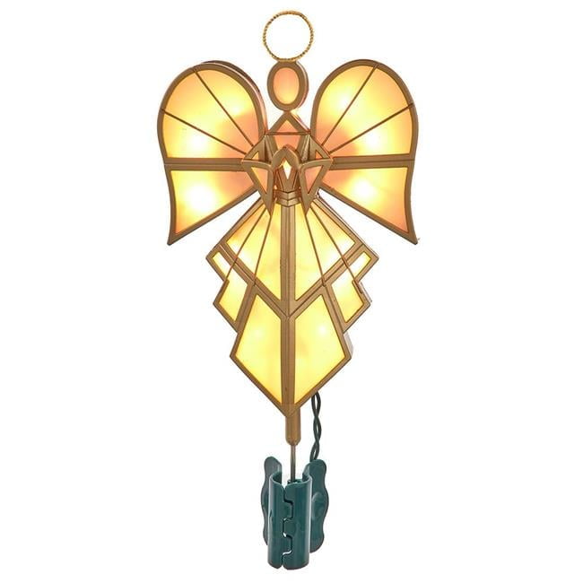 UL 16-Light Gold Angel Tree Topper - Walmart.com