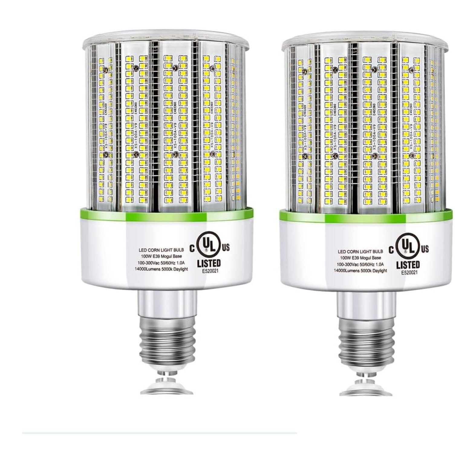 UL Listed 2-Pack 100W Led Corn Cob Light Bulb, E39 Large Mogul Base led ...