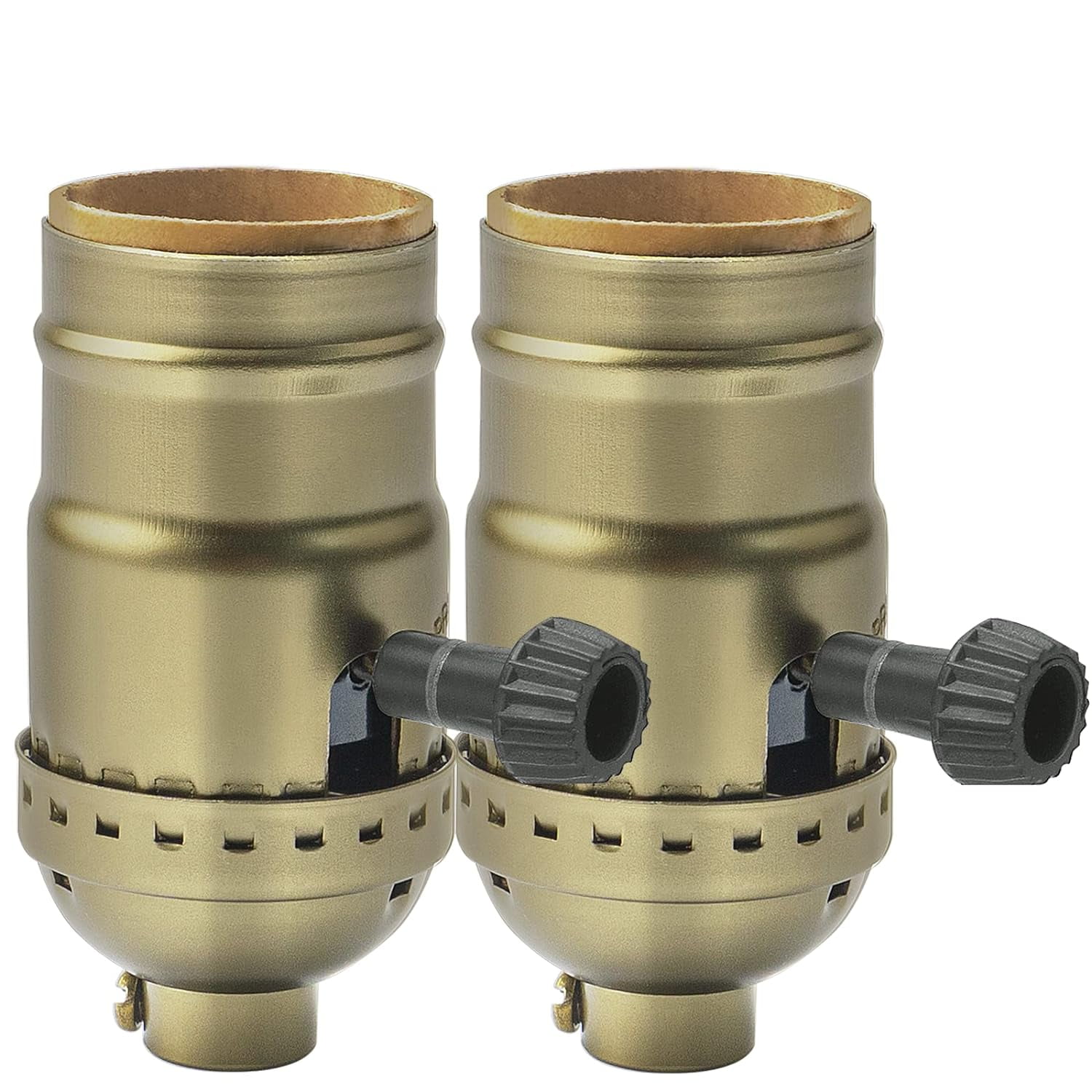 UL Listed 3-Way Lamp Socket Replacement, E26 Standard Threaded Base ...