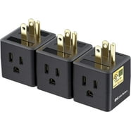 Cable Matters 3-Pack Grounded Electrical Wall Outlet with Energy Saving ...