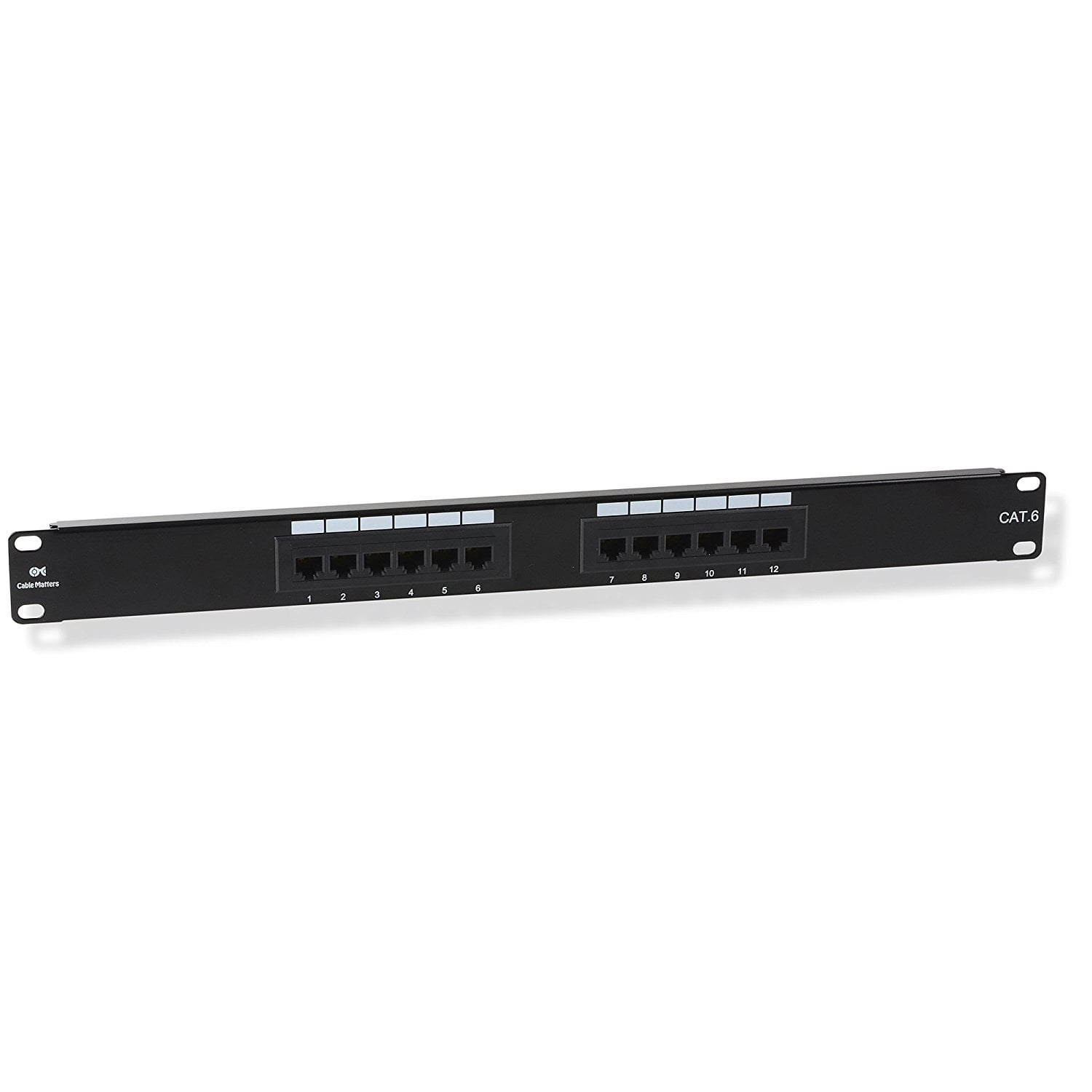 [UL Listed] Cable Matters Rackmount or Wallmount 12 Port Cat6 Patch ...