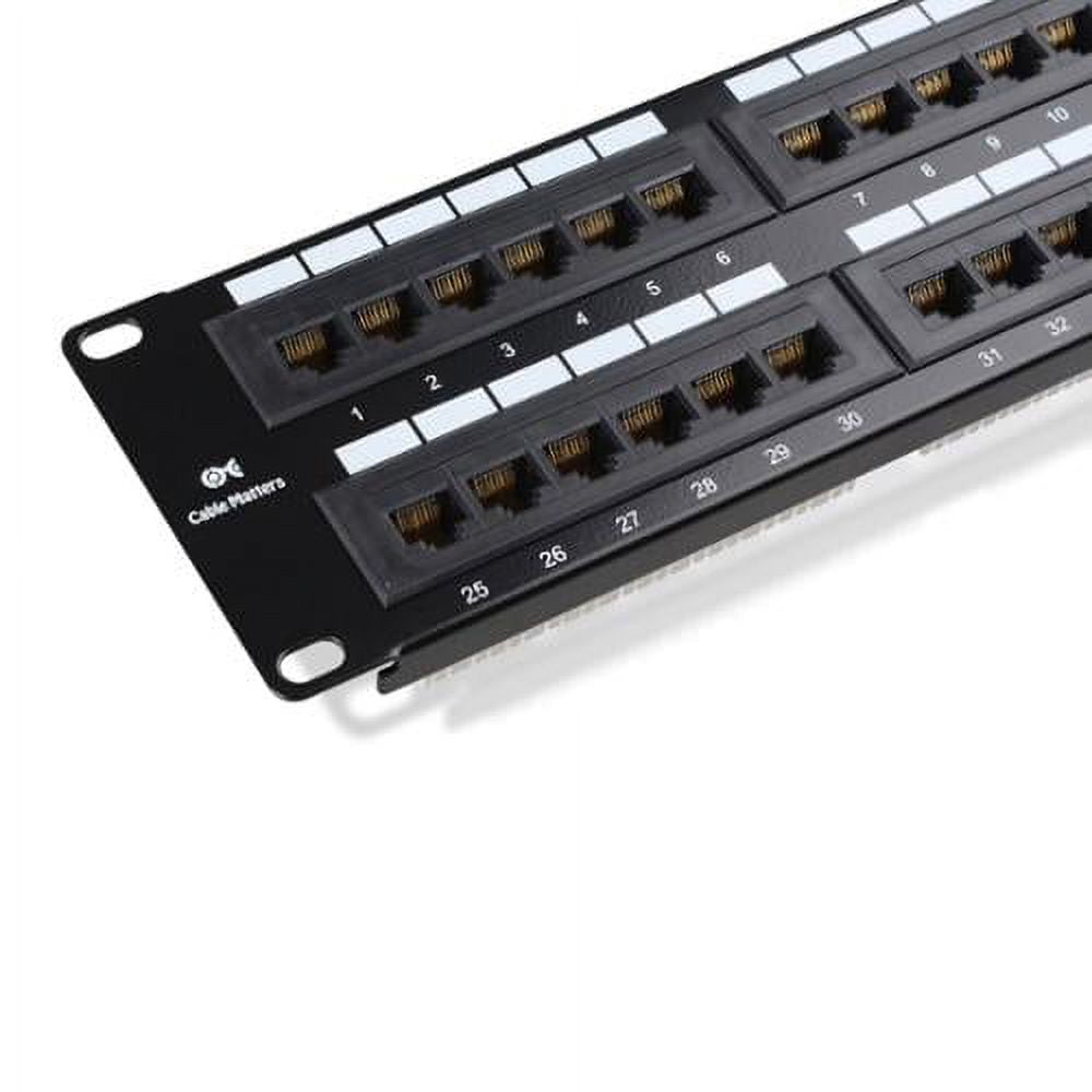 [UL Listed] Cable Matters Rackmount or Wallmount 48 Port Cat6 Patch ...