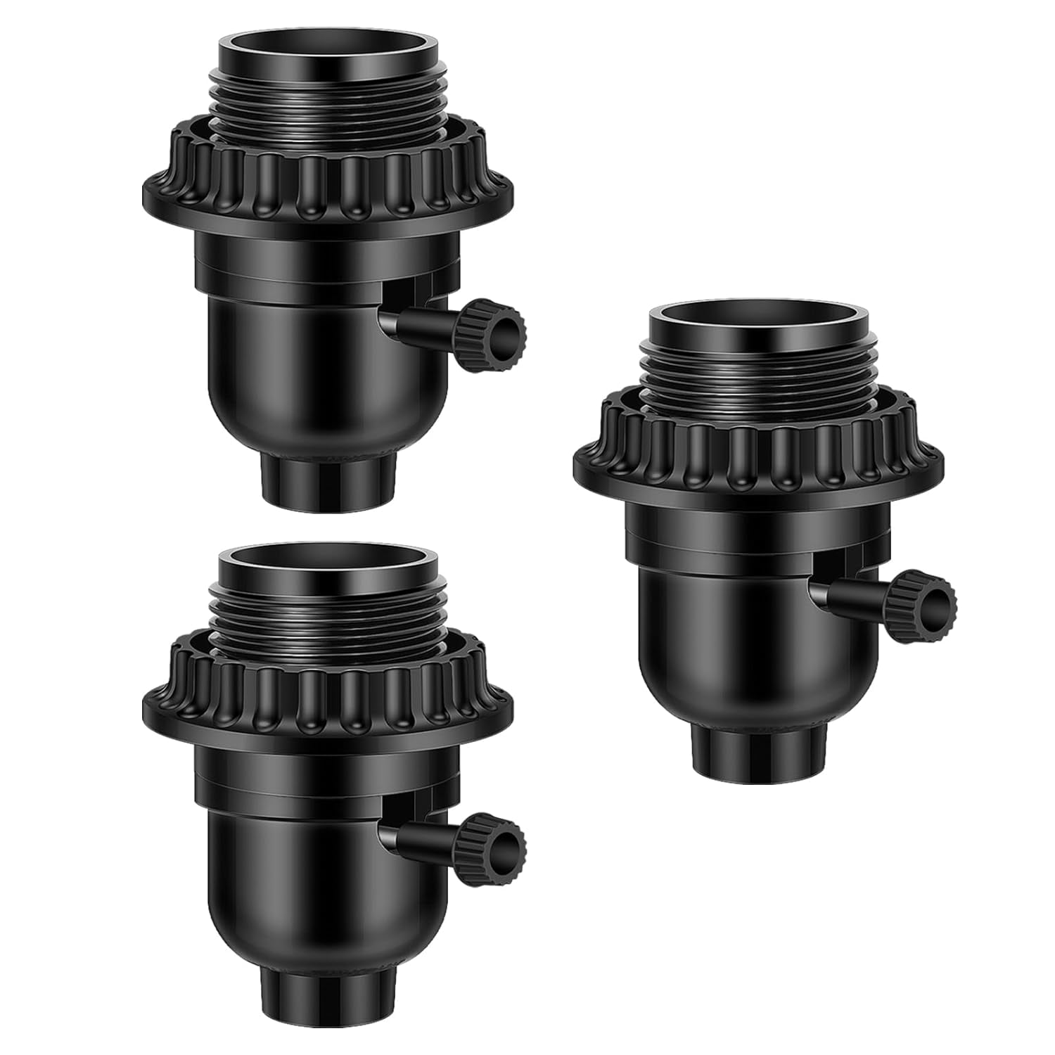 UL Listed E26 Light Socket, Threaded Lamp Socket Replacement with ON ...