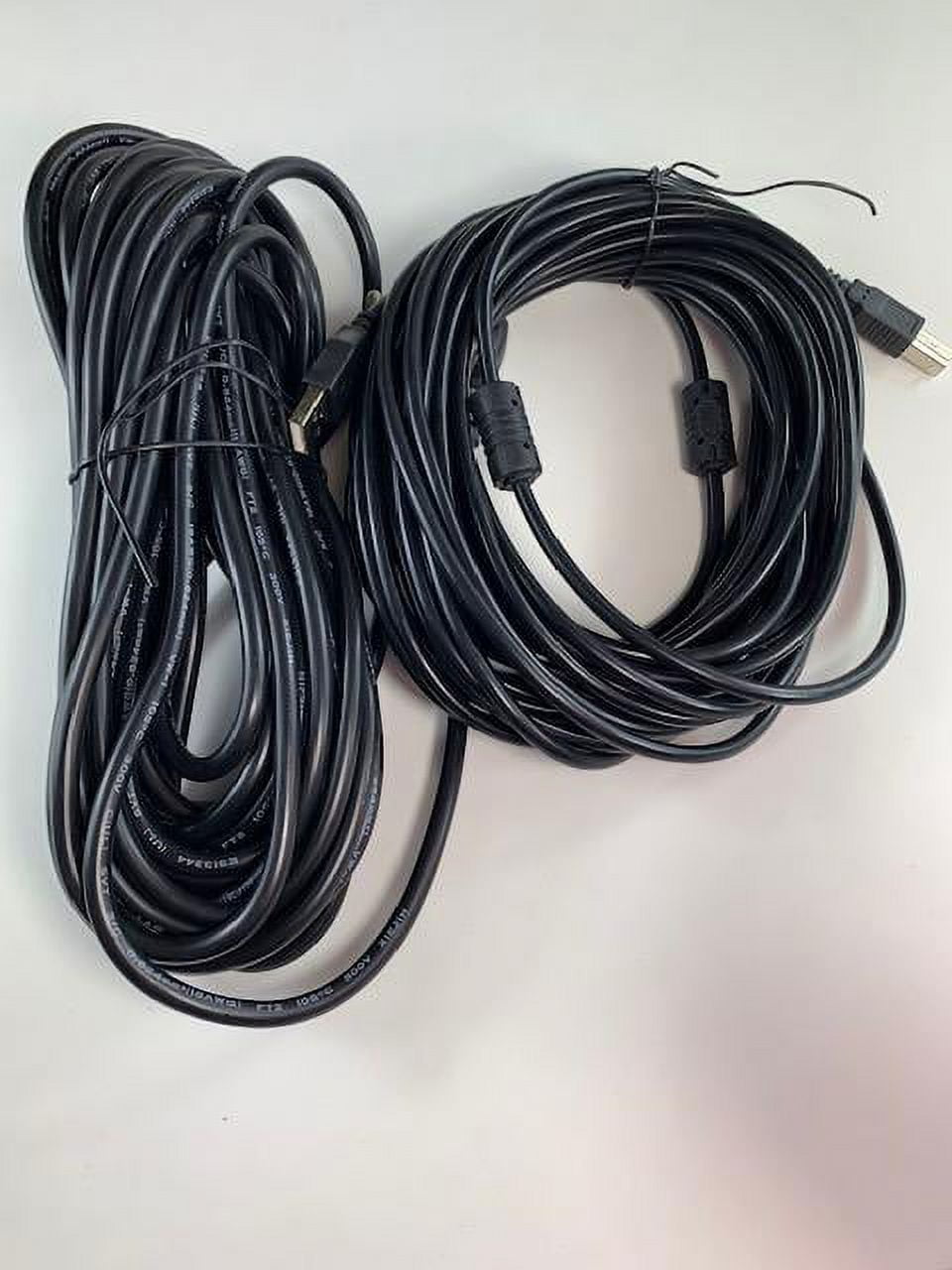 [UL Listed] OMNIHIL 30FT AC Power Cord+30FT USB-B Cable Compatible with ...