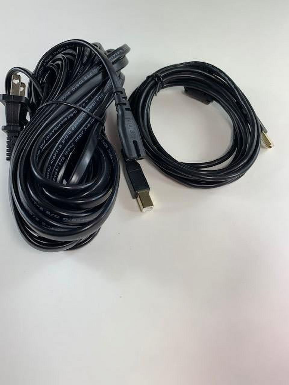 [UL Listed] OMNIHIL 30FT AC Power Cord+8FT USB-B Cable Compatible with ...