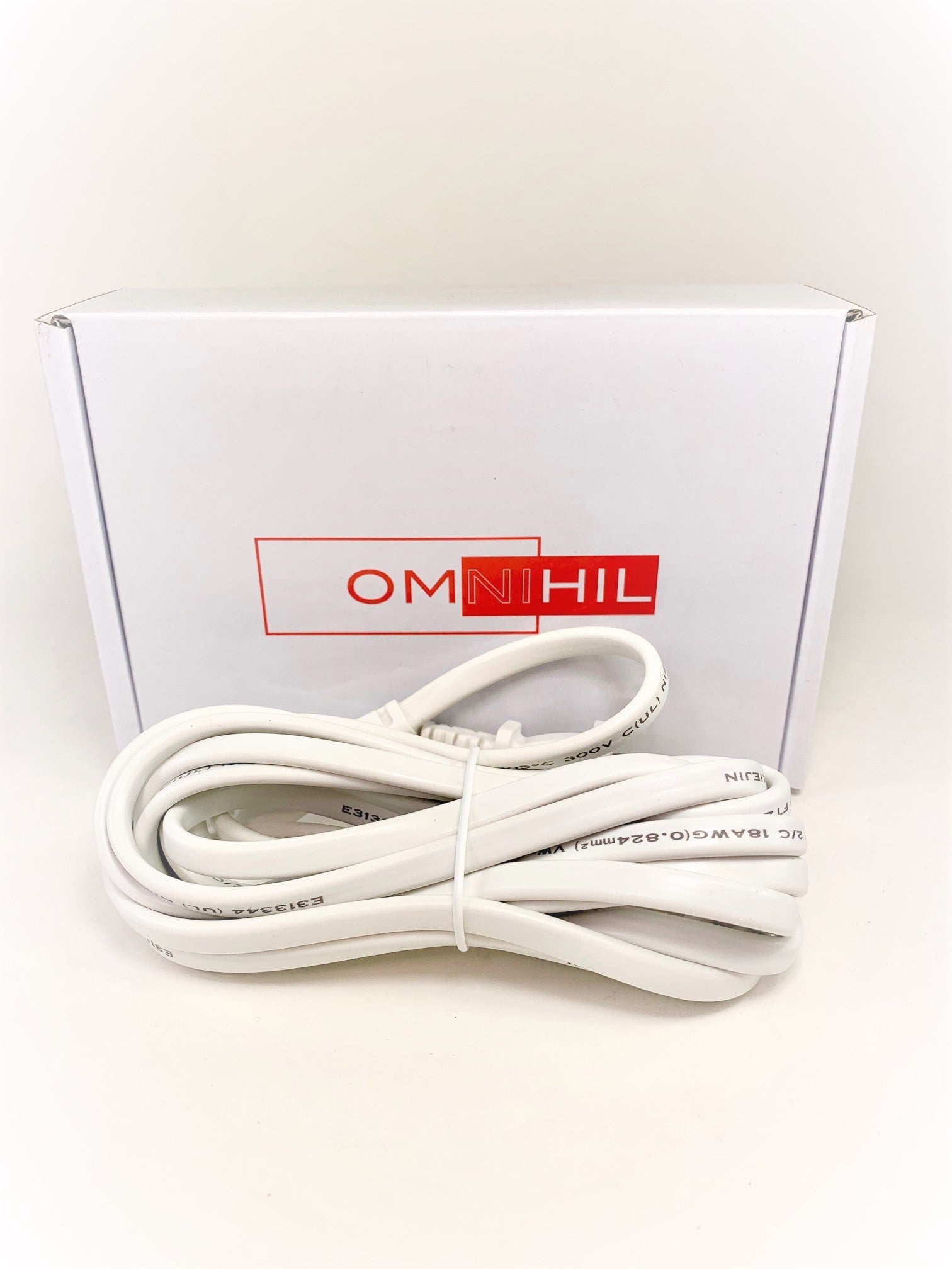 [UL Listed] OMNIHIL White 10 Feet Long AC Power Cord Compatible with ...