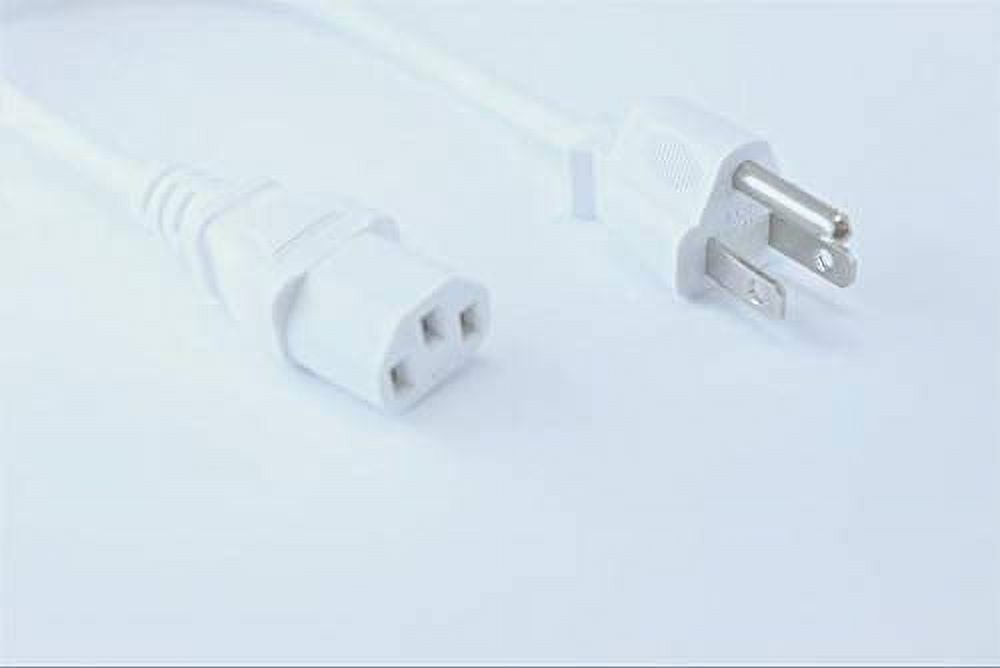 [UL Listed] OMNIHIL White 8 Feet Long AC Power Cord Compatible with ...