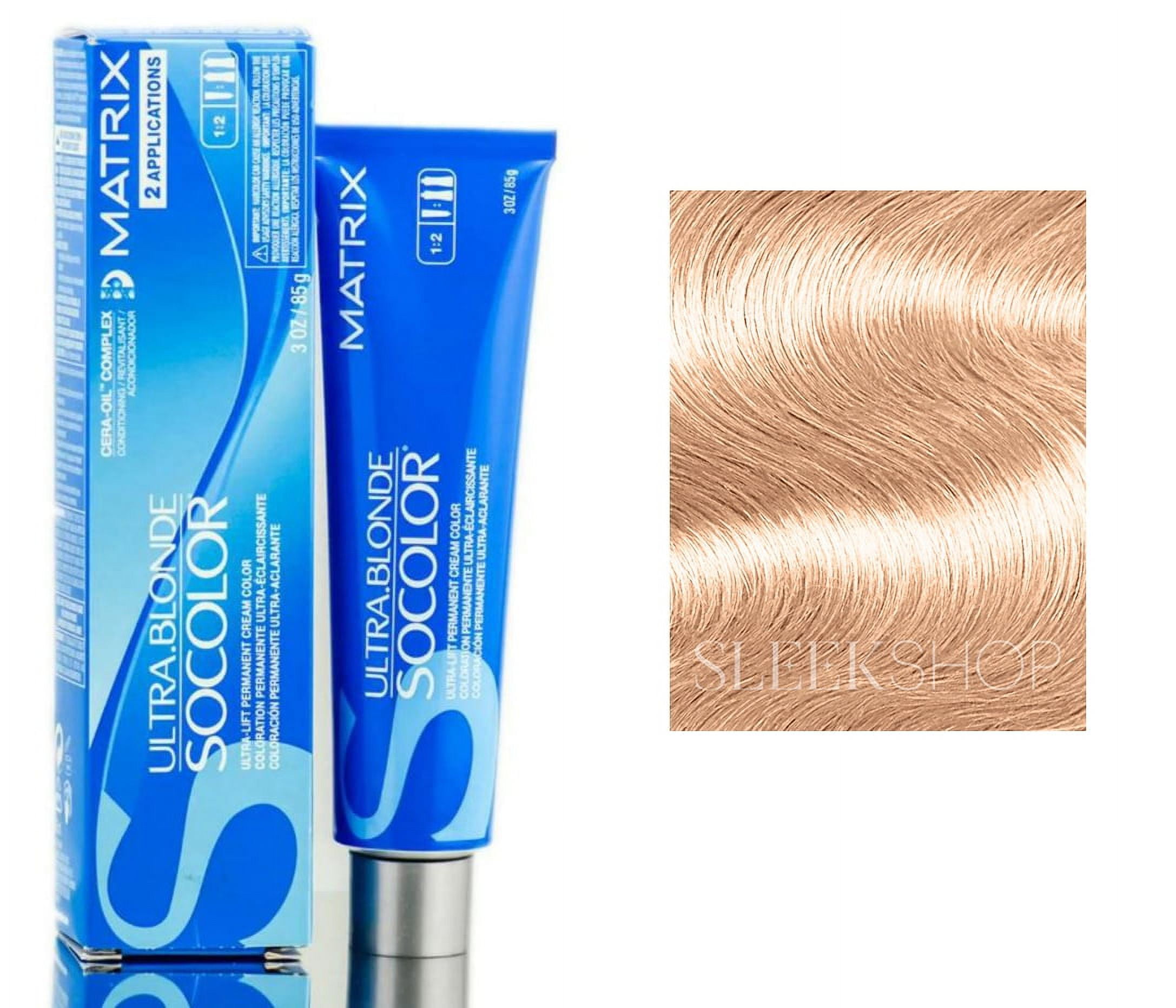 {UL-M Ultra Blond Mocha (Base 6-10)} Matrix SoColor Pre-Bonded Ultra ...