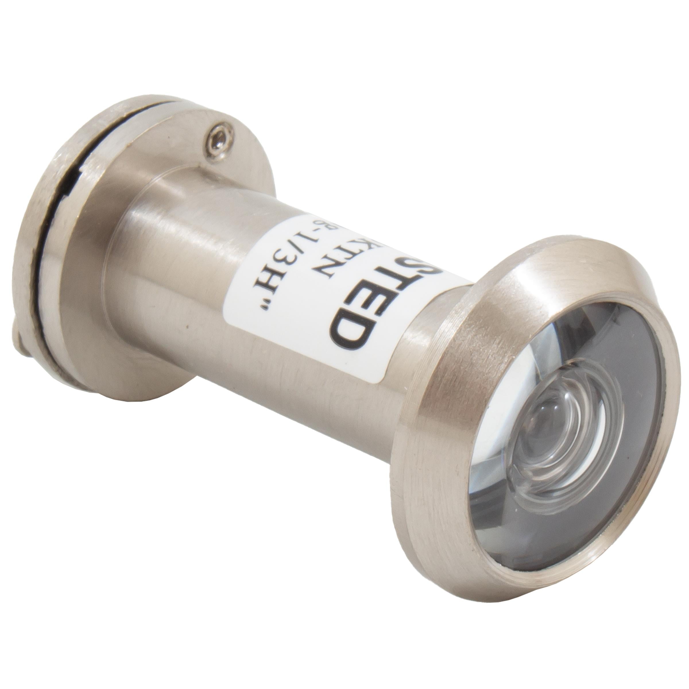 UL-Rated Door Viewer with Cover, 180 Degrees, 9/16" Bore Hole, Adjusts ...
