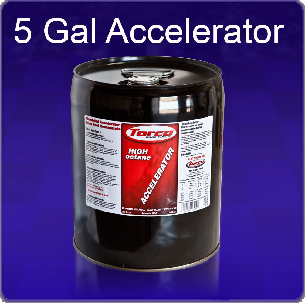 UL Torco Accelerator Octane Booster, 5 gal Gasoline Treatment Fluid ...