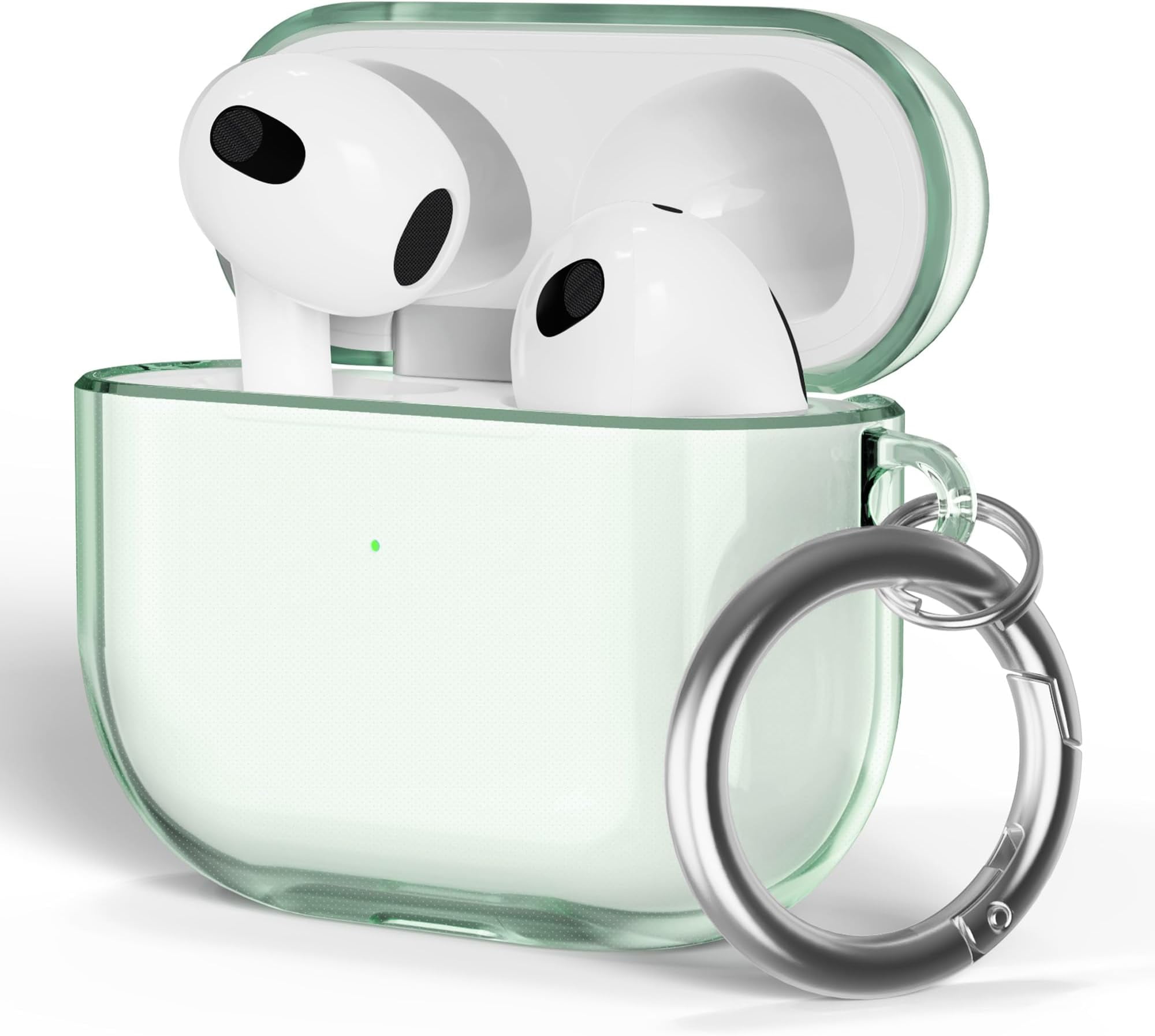 ULAK Airpods 3 Case Cover, Clear Bumper Shockproof Carrying Case for ...