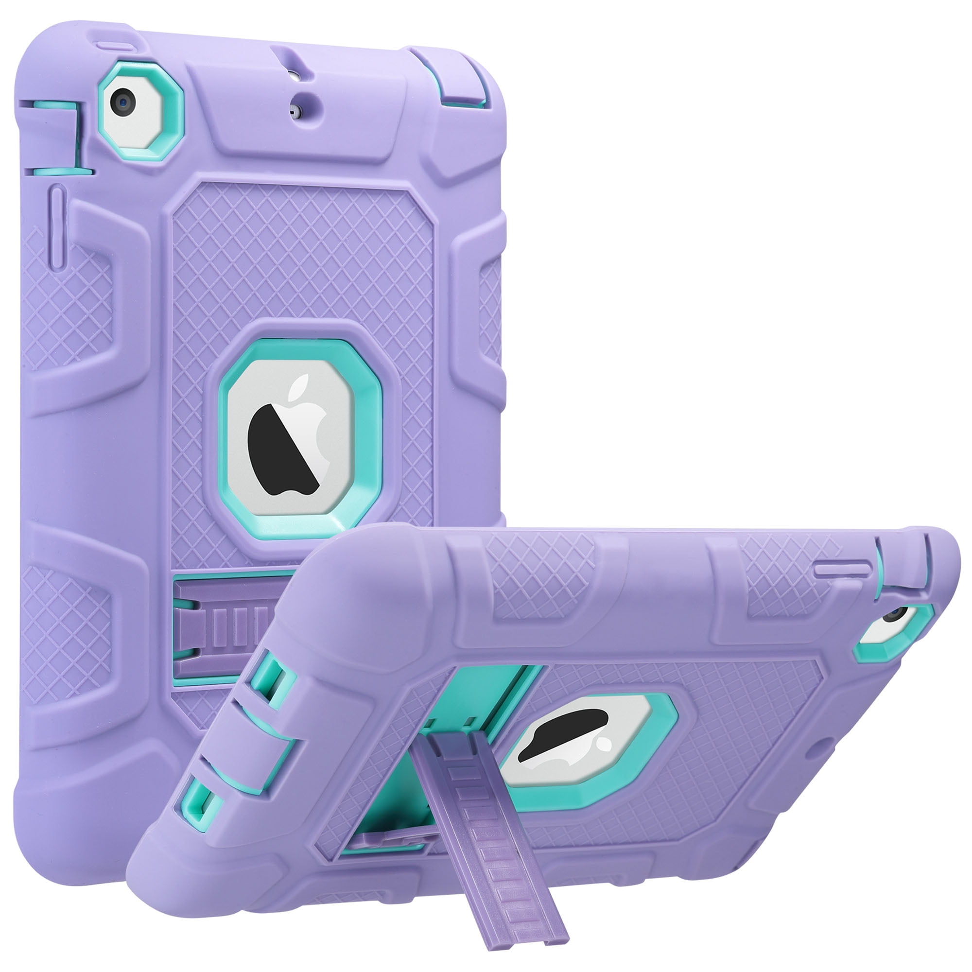 ULAK iPad Mini 1/2/3 Case, Rugged Hybrid, Shockproof, Kickstand, for ...