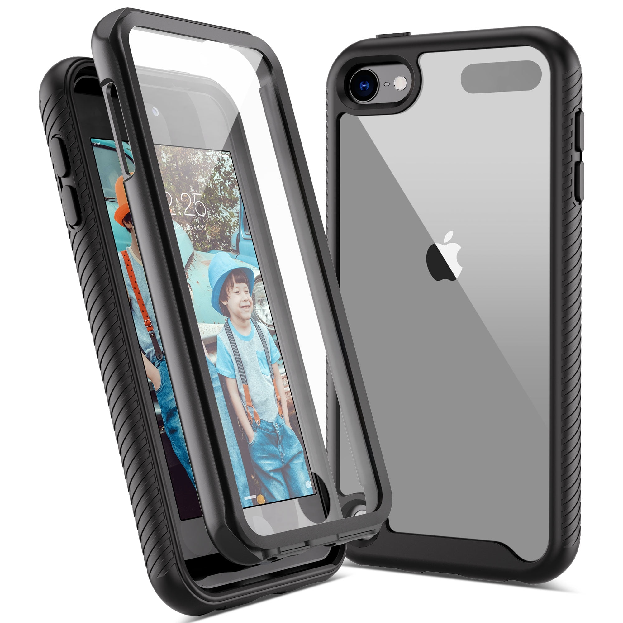 ULAK iPod Touch 7 Case With Screen Protector, Heavy Duty Shockproof ...