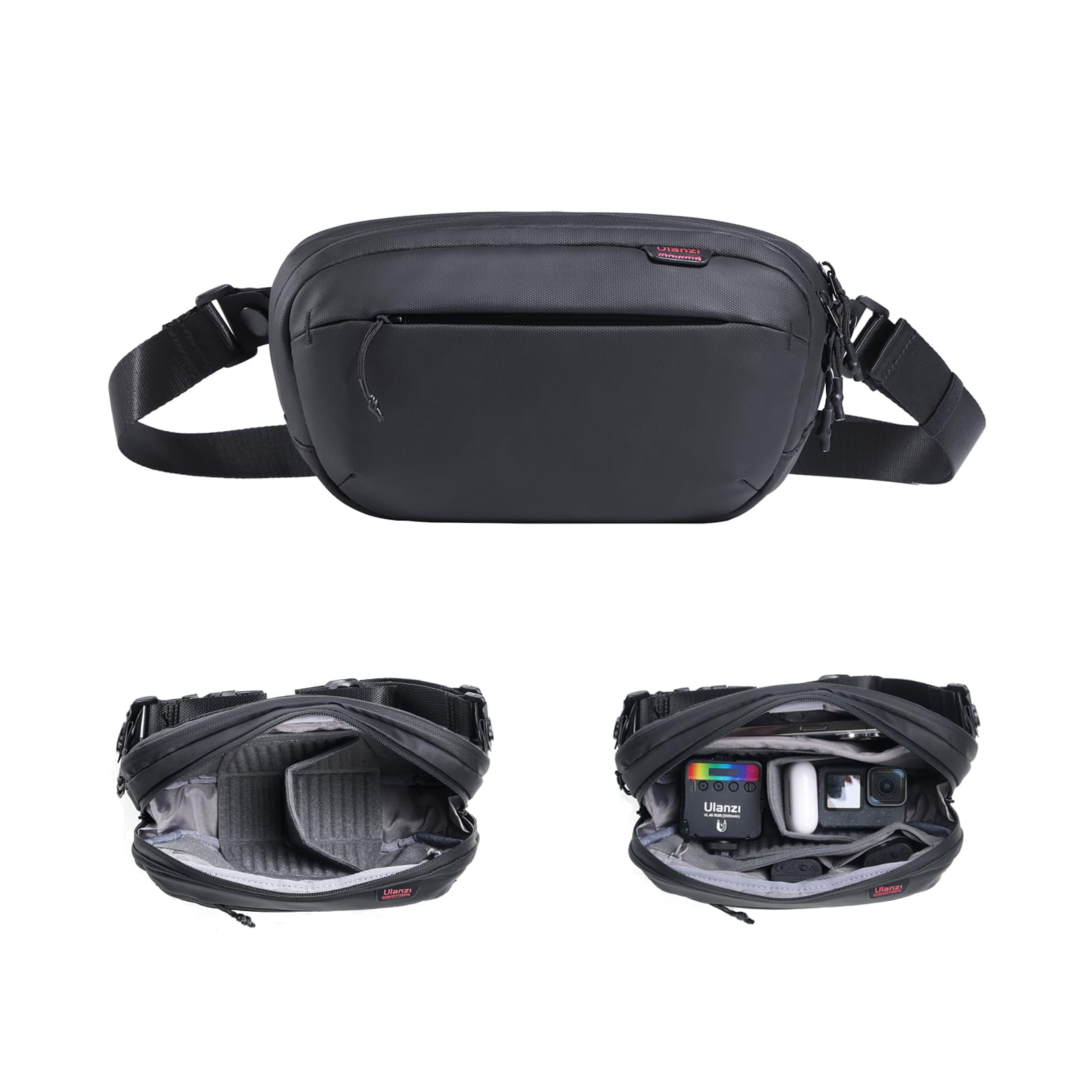 ULANZI BP08 Camera Sling Bag,Versatile Crossbody Travel Chest Bag ...