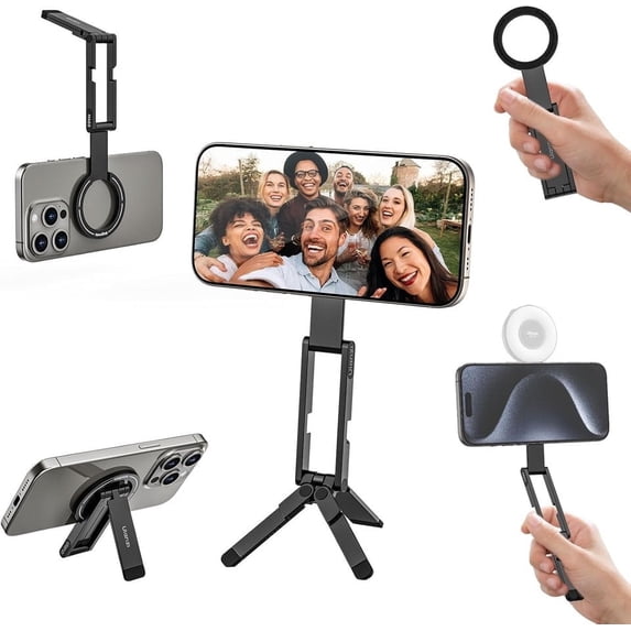 ULANZI MA60 Magnetic Phone Tripod Stand Aluminium Smartphone Mini ...