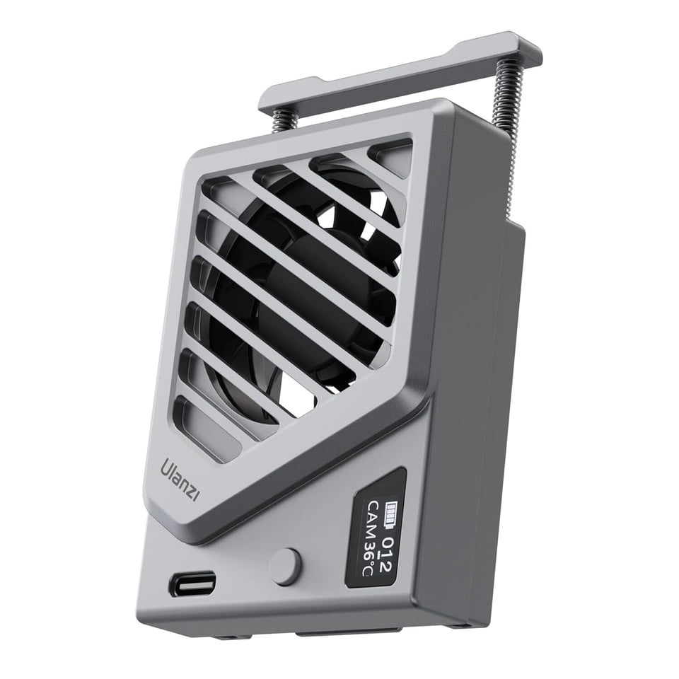 ULANZI Mini Adjustable Camera Cooling Fan for Sony Canon Fujifilm Nikon ...