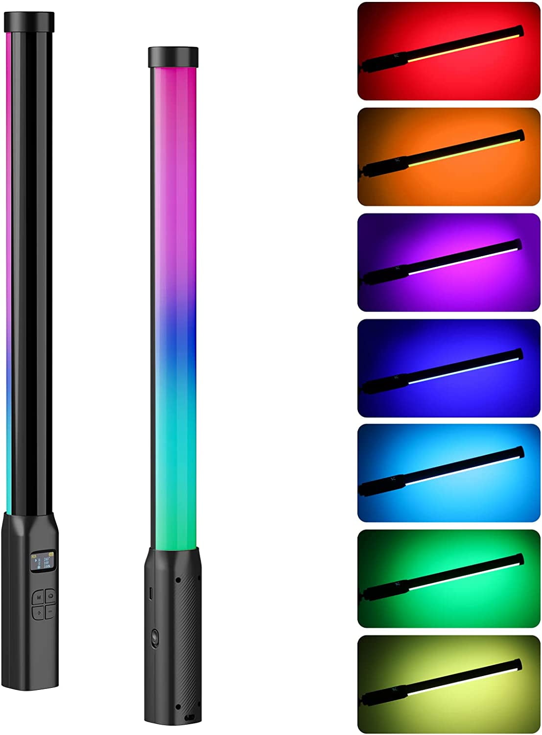 **ULANZI VL119 RGB Handheld Light Wand – 360° Adjustable LED Video ...