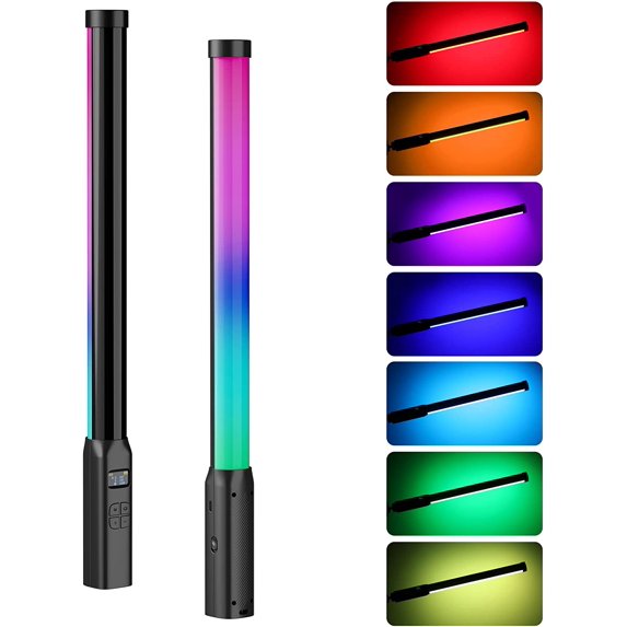 **ULANZI VL119 RGB Handheld Light Wand – 360° Adjustable LED Video ...