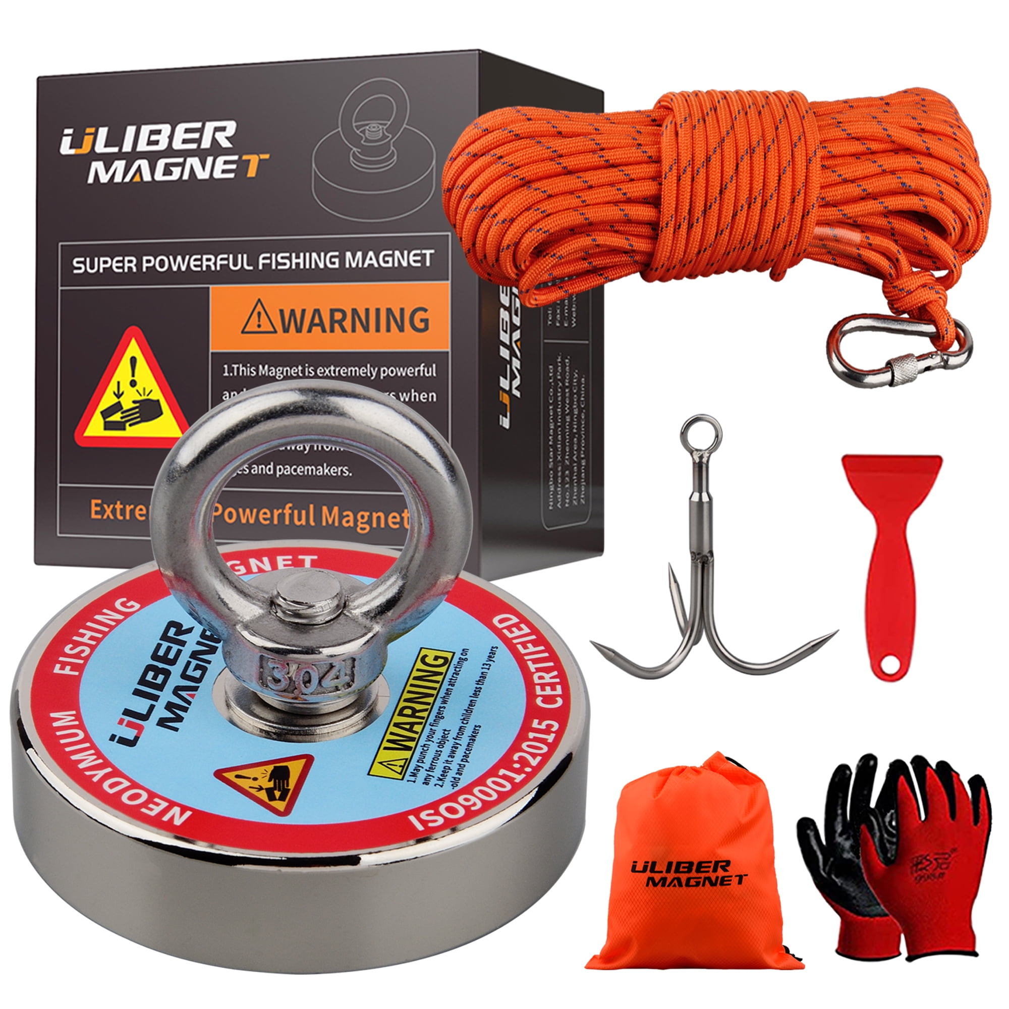 Underwater Treasure Hunting Kit 500Lbs Magnet Fishing Kit - 227Kg ...