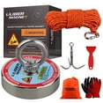 ULIBERMAGNET Ultra-Powerful Fishing Magnets 700LBS Pulling Force, N52 ...