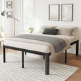 ULIESC 14 Inch High Queen Bed Frame No Box Spring Needed, Heavy Duty ...