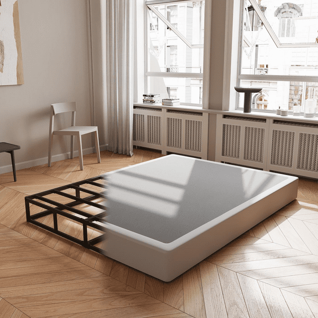 ULIESC Queen Metal Box Spring, 7 Inch Queen Size Box Spring Only ...