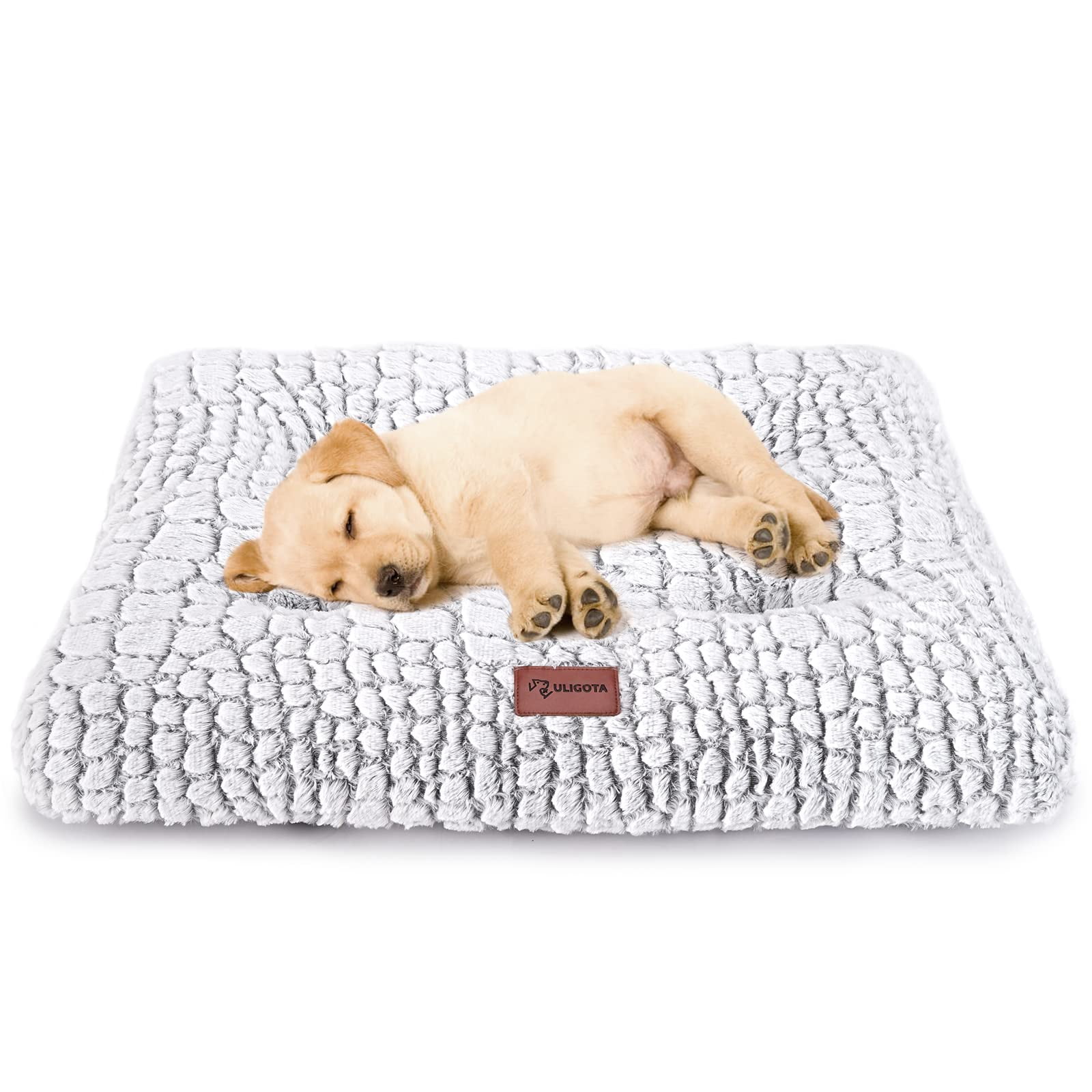 ULIGOTA Dog Bed Crate MSF2 Pad Plush Dog Crate Mat for Small Medium ...