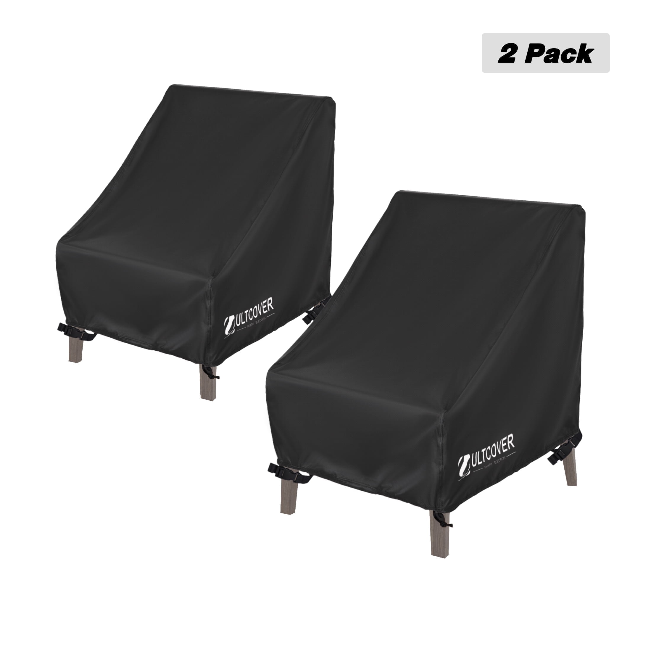 ULTCOVER Smart Selection Patio Chair Covers 2 Pack Waterproof Dustproof ...