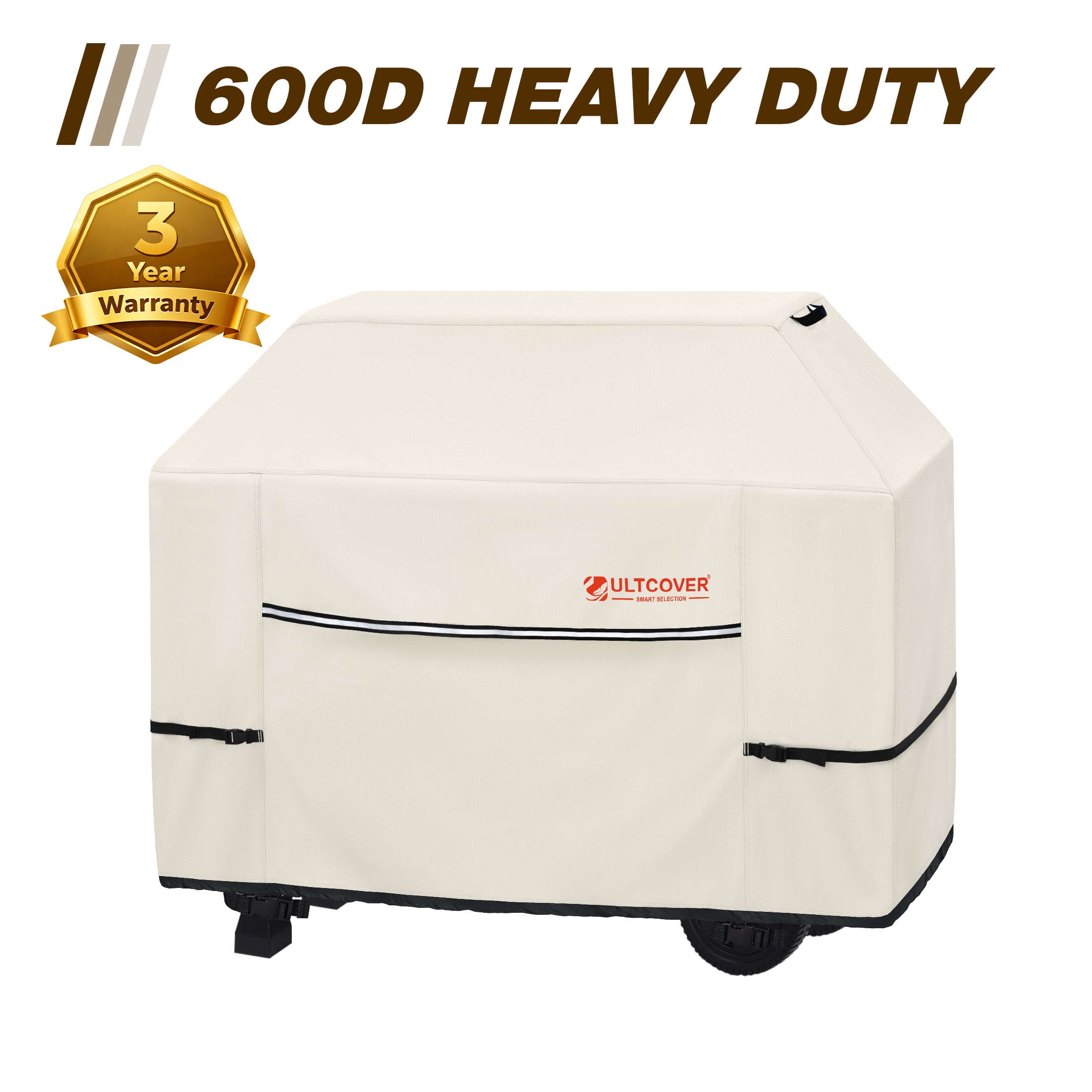 ULTCOVER Smart Selection 56 inch BBQ Grill Cover - Heavy Duty 600D PVC ...