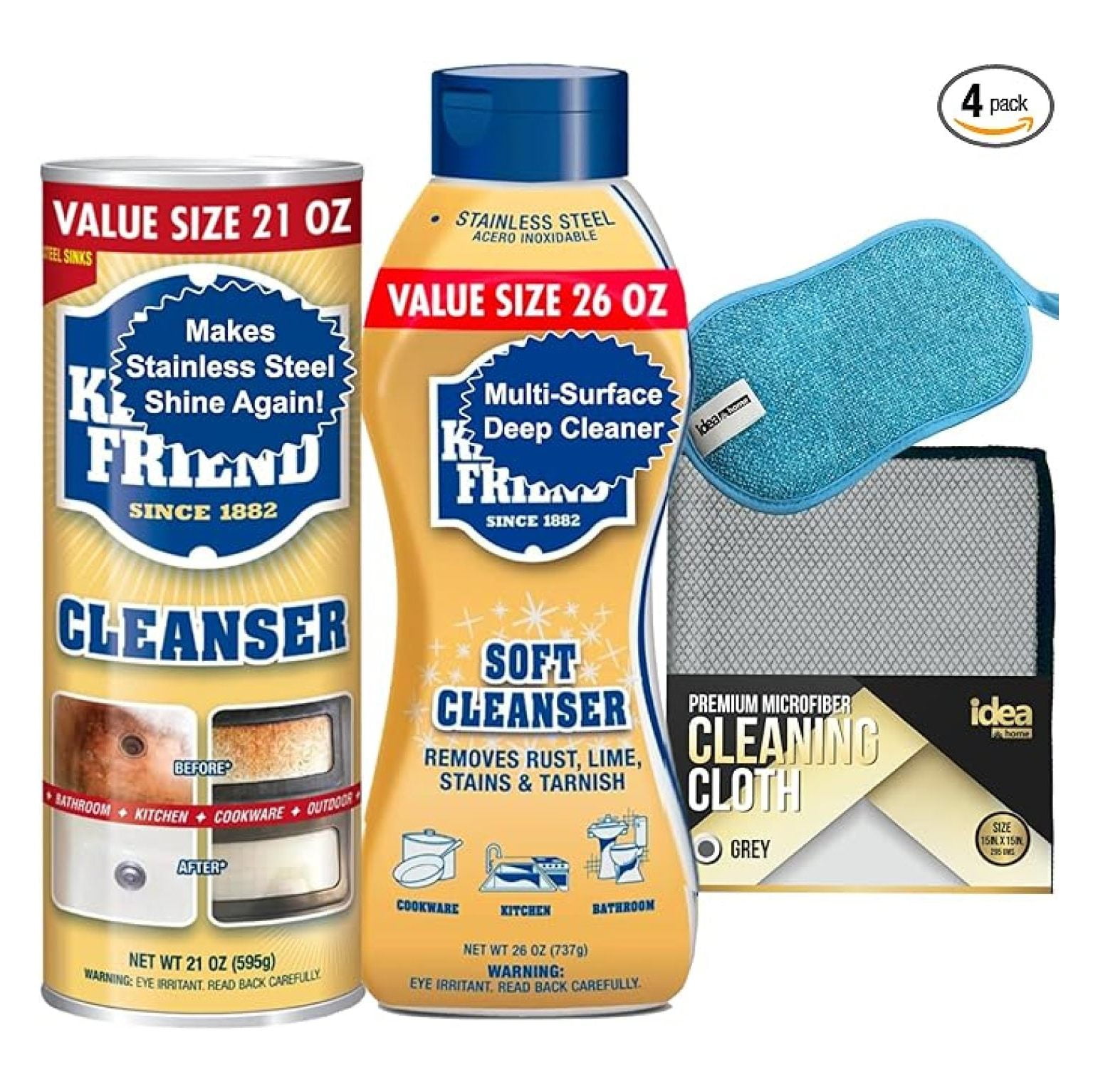 ULTIMATE CLEANING KIT | Soft Cleanser 26 oz + Cleanser & Polish Powder ...