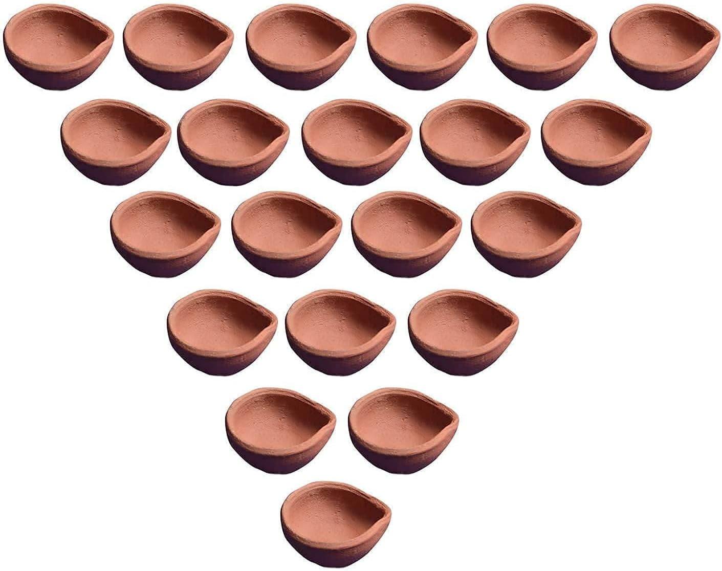 ULTIMATE MART Pack Of 12 Diyas Deepak Pooja Hindu Diya|Terracotta ...