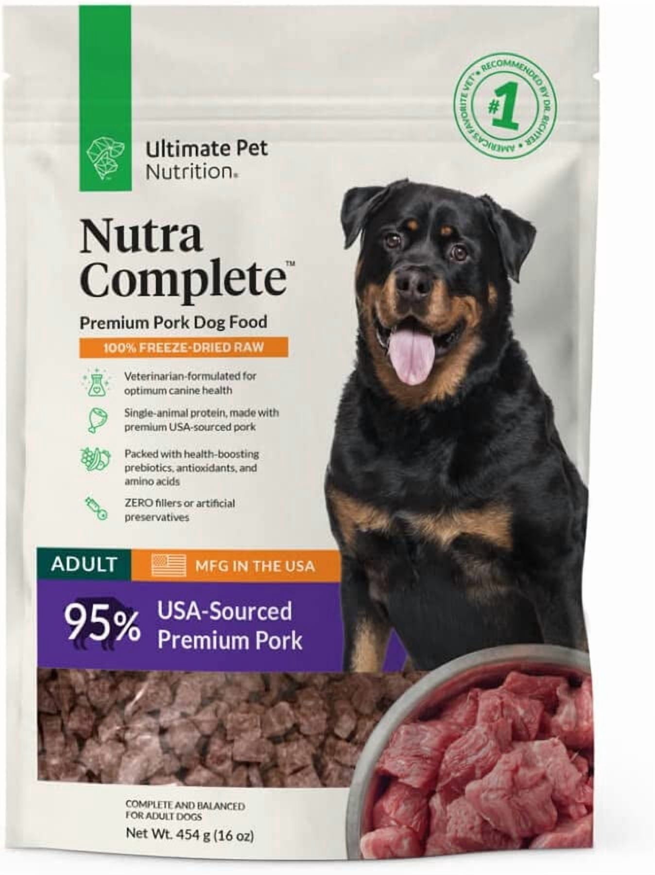 ULTIMATE PET NUTRITION Nutra Complete Raw Freeze Dried Dog Food ...