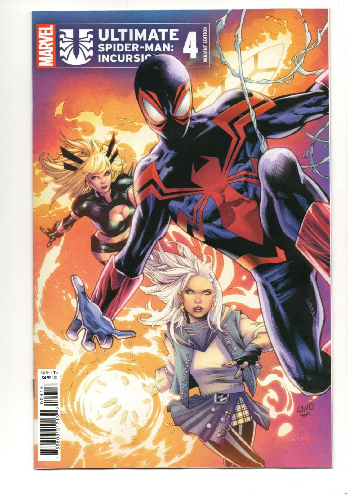 ULTIMATE SPIDER-MAN: INCURSION #4 GREG LAND VARIANT Marvel Comic Book ...