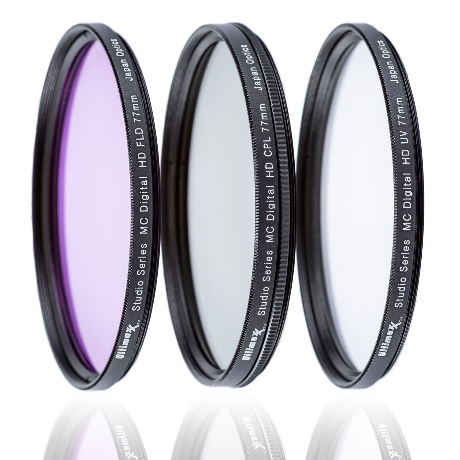 ULTIMAXX 43mm 3-Piece Multi-Coated HD UV / CPL / FLD Filter Set 43mm ...