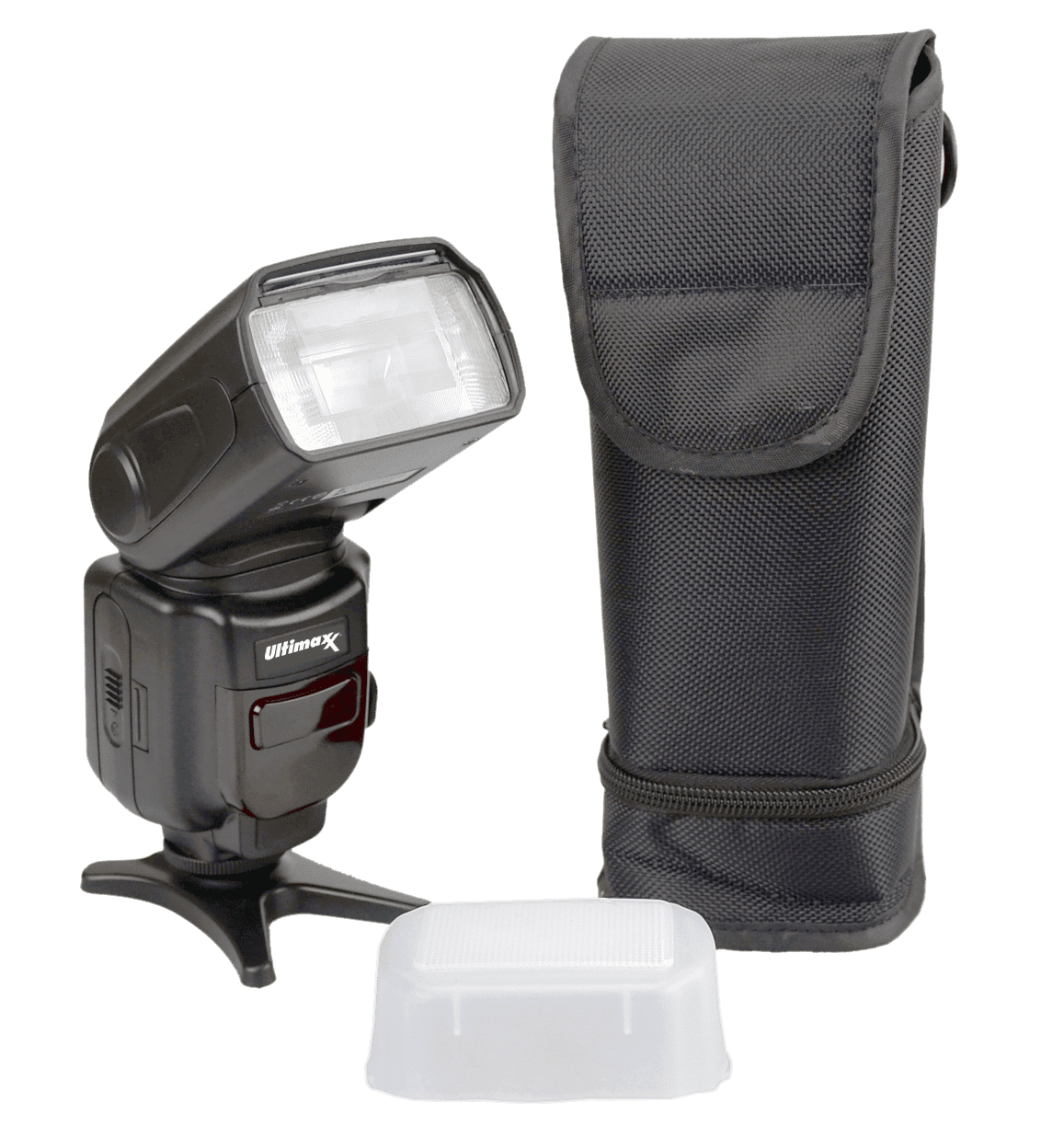 ULTIMAXX TTL Dedicated Slave Flash with LCD Swivel/Bounce & Case for ...