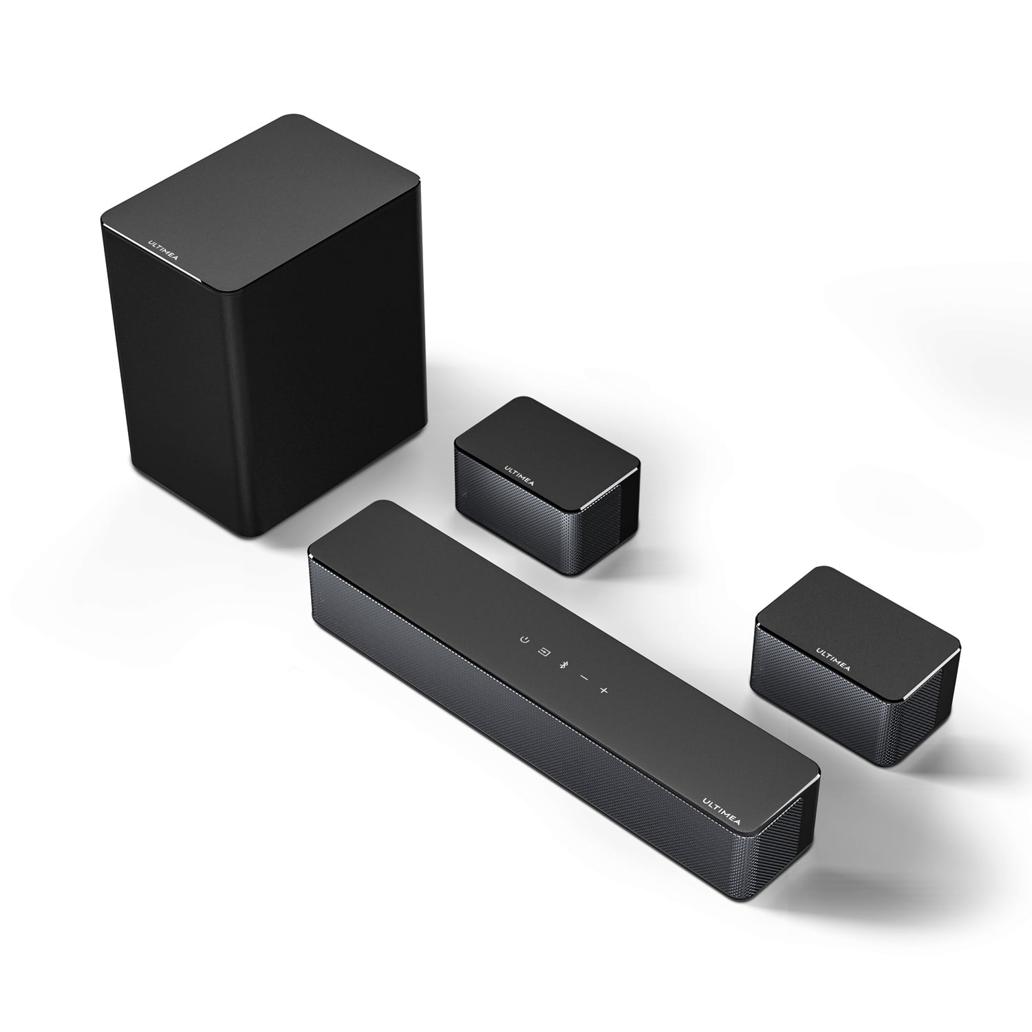 Acoustic Audio AA351B and AA35CB Indoor Speakers Home Theater 3 Speaker ...