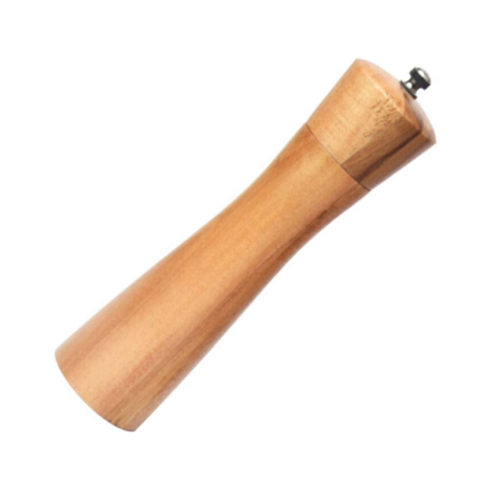 ULTNICE 1PC Hand Spice Grinder Classic Design Cylindrical Shape Wood ...